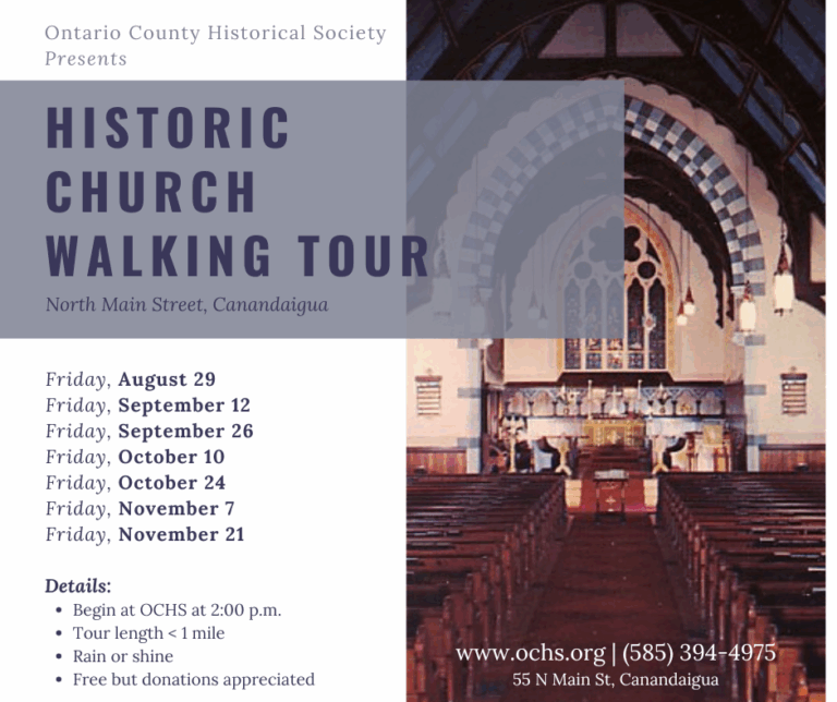 Historic Church Walking Tour - Ontario County Historical Society